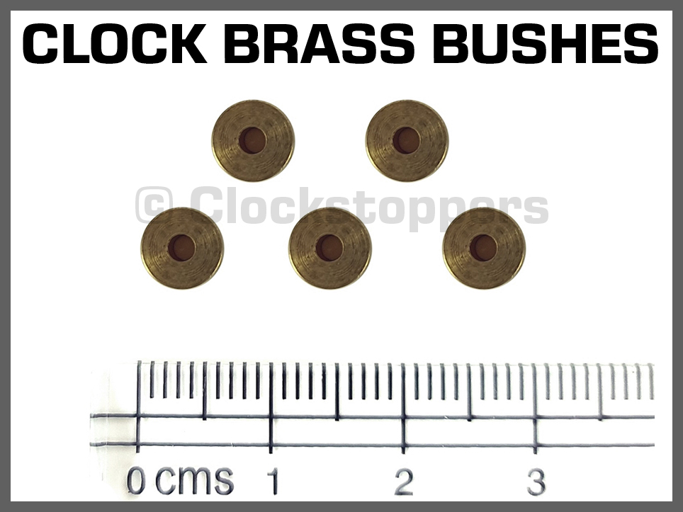 6mm x 4mm Longcase Clock Pivot Brass Bushes Repair Spares Parts Bushing ...